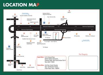 JDIA Developers DreamCity Map - Jewar, Greater Noida Location Map