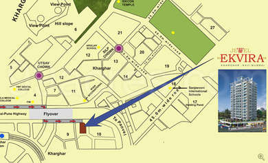 Jewel Builders Jewel Ekvira Map - Sector 10 Kharghar, Navi Mumbai ...