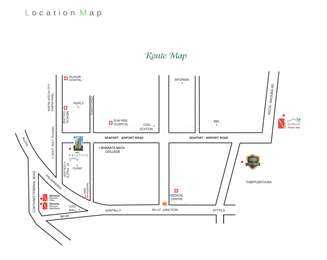 Neo Sinmar Developers NSD Pristine Greens Map - Kakkanad, Kochi ...
