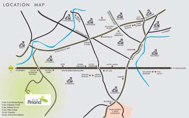Jhamtani Realty Ace KK Anand Map - Punawale, Pune Location Map