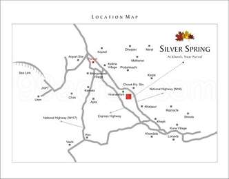 Prism Realtors Builders PRISM Silver Spring Map - New Panvel, Navi ...
