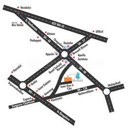 JHL Builders JHL SBK Avenue Map - Oragadam, Chennai Location Map