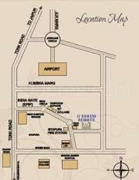 JJ Architects JJ Shashi Heights Map - Sitapura, Jaipur Location Map