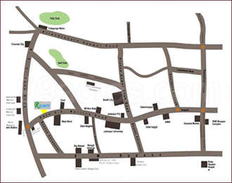 JJ Group JJ Rasmin Map - Dhakuria, Southern Avenue Location Map