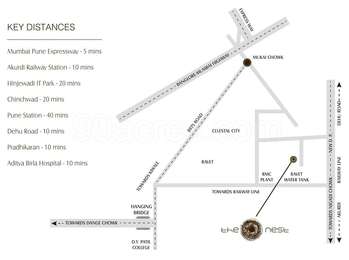 JJ Promoters JJ The Nest Map - Ravet, Pune Location Map