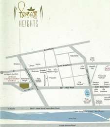 JMS Property Bilvam Heights Map - PAL, Surat Location Map
