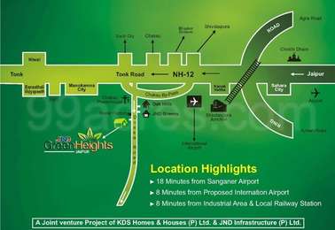JND Infrastructure and KDS Homes and Houses JND Green Heights Map ...