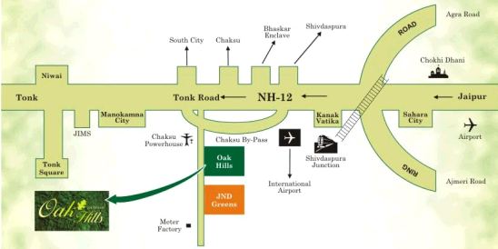 JND Oak Hills Chaksu, Jaipur | Price List, Location, Floor Plan, Layout