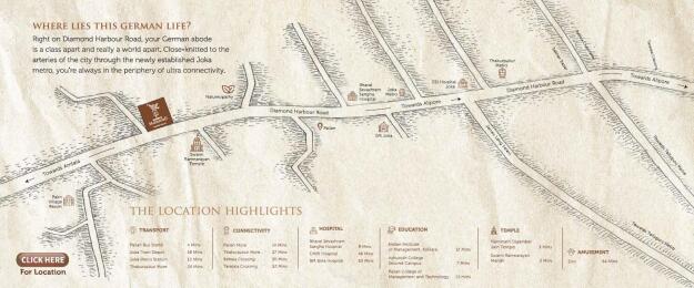 Arrjavv Hazelburg Map - Joka, Kolkata South Location Map