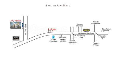 JPC Infrastructure JPC Pallavi Map - Gubbalala, Kanakapura Road ...