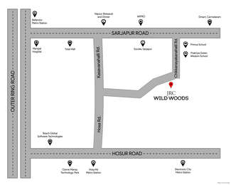 JRC Projects Bangalore JRC Wild Woods Map - Sarjapur Road, Bangalore ...