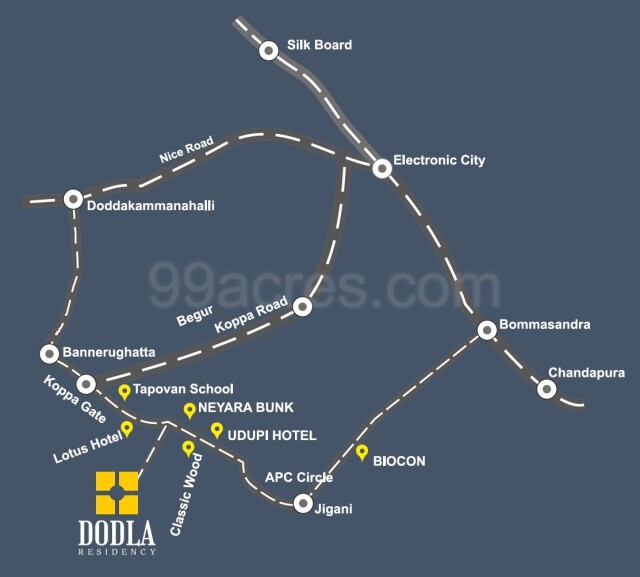 Dodla Residency Bangalore South, Bannerghatta Road Resale Price List ...