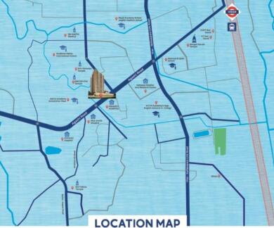 JSB Group JSB Nakshatra Gokul Map - Virar West, Mumbai Location Map