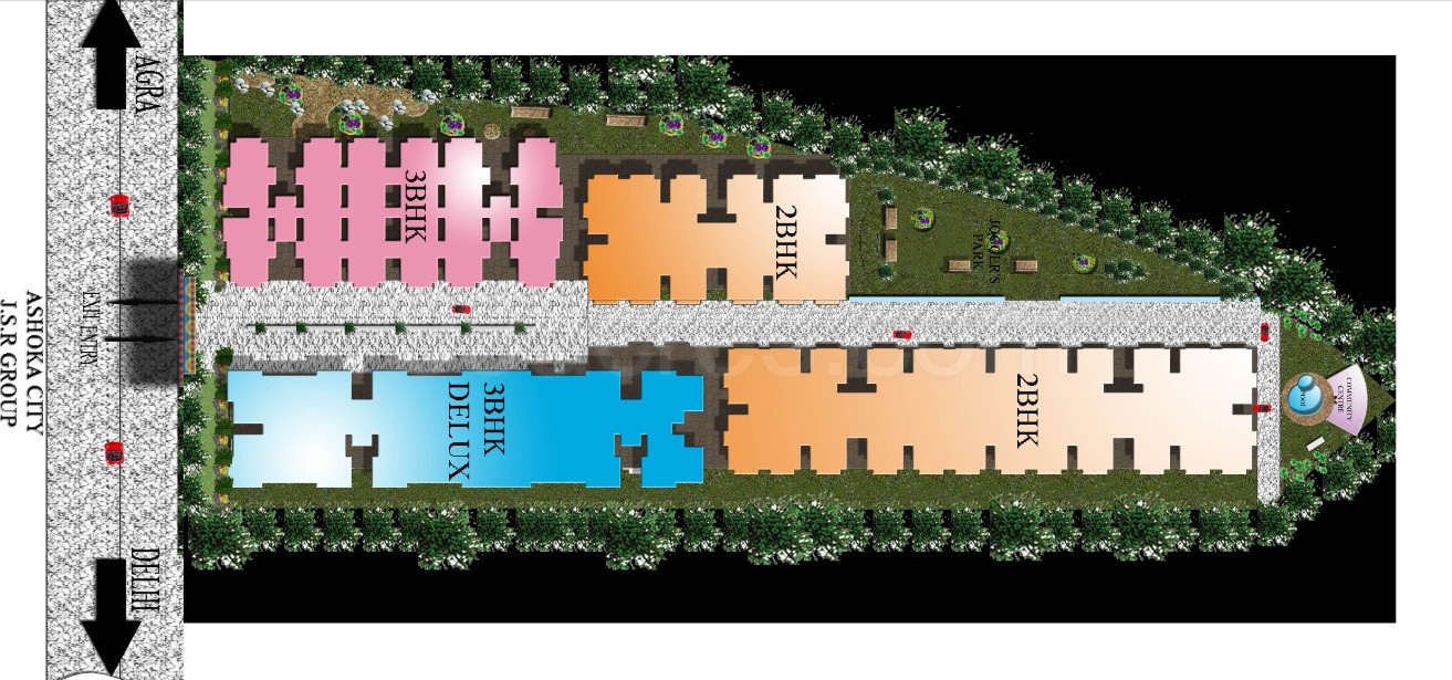 JSR Ashoka City Krishna Nagar, Mathura | Price List, Location, Floor ...