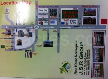 JSR Group-New Home Developers JSR Green Park Map - Lal Kuan, Ghaziabad ...