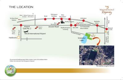 JSS Infracon JSS Water Front Regency Map - Madhyamgram, Kolkata ...