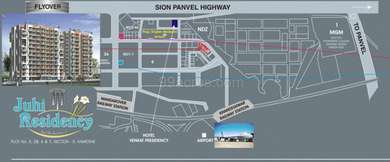 Juhi Developers Juhi Residency Map - Sector 5 Kamothe, Navi Mumbai ...