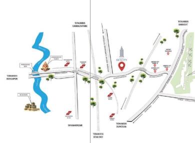 Jupiter Developers Airport Sky City Map - Belgharia Expressway, Kolkata ...