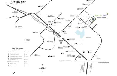 K Raheja Corp Raheja Vistas Elite Map - Nacharam, Secunderabad Location Map