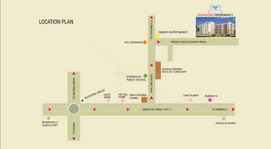 Kacham Constructions Builders Kachams Diamond Residency Map - Suchitra ...