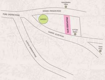 Kadu Realty Kadu Udyam Bizhub Map - Saswad, Pune South Location Map