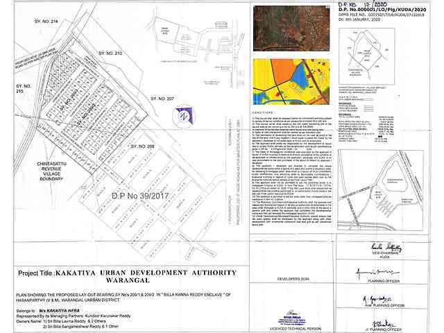 Kakatiya Billa Kanna Reddy Enclave Warangal, Hasanparthy | Price List ...