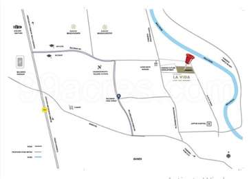 Kakkad Group Kakkad La Vida Map - Balewadi, Pune Location Map