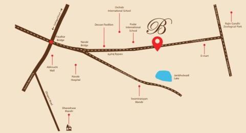 Kakkad Group Kakkad Bella Casa Map - Ambegaon, Pune Location Map