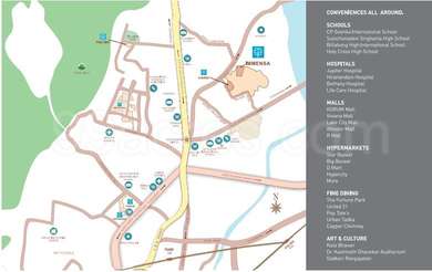 Kalpataru Limited Immensa by Kalpataru Map - Kolshet Road, Thane ...