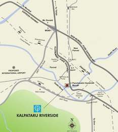 Kalpataru Limited Kalpataru Riverside Map - Panvel, Navi Mumbai ...