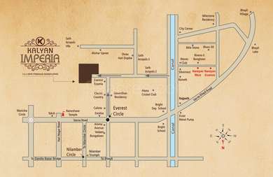 Kalyan Developers Vadodara Kalyan Imperia Map - Bhayli, Vadodara ...