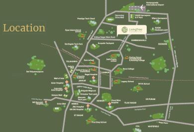 Kalyani Developers Bangalore Kalyani LivingTree Map - Bagalur ...