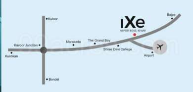 Kalyani Infrastructures Kalyani IXE Map - Kenjar, Mangalore Location Map