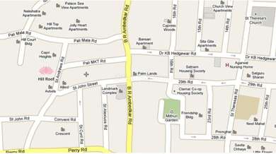Kamala Group Kamala Hill Roof Map - Pali Hill, Mumbai South West ...