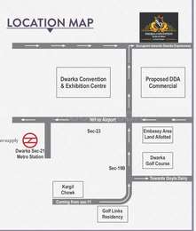 Kamp Developers Kamp Dwarka Convention Map - Sector 28 Dwarka, Delhi ...