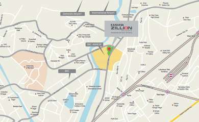 Kanakia Spaces Realty Kanakia Zillion Phase 1 Map - Bandra East, Mumbai ...