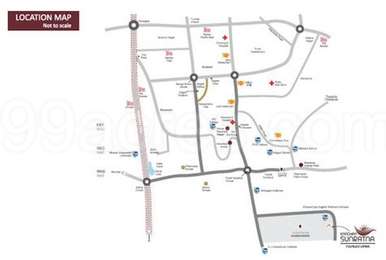 Kanchan Developers Kanchan Sunratna Map - Kondhwa, Pune Location Map