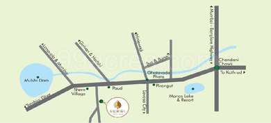 Percept Constro Builders Tapiola Map - Mulshi, Pune Location Map