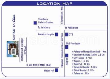 Kankriya Construction Kankriyas Elite Map - LIC Nagar, Madipakkam ...