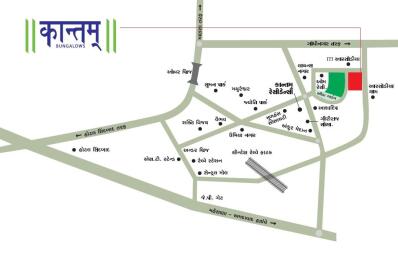Kantam Buildcon Kantam Bunglows Map - Kalol, Gandhinagar Location Map