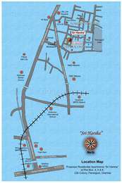 Kanya Homes Builders Kanya Sri Harsha Map - Perungudi, Chennai Location Map