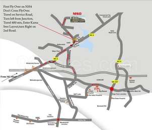 Karnasree Developers Karnasree Mathrusree Silver Oak Map - Medahalli ...