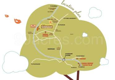 Karan Developers Karan Goldcoast Map - Patil Nagar, Pune Location Map