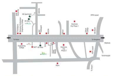 Kataria Builteck Pvt Ltd Builders KB Royale Map - Bommasandra ...