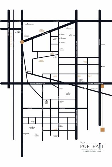Kavisha Group Kavisha The Portrait Map - Shela, Ahmedabad West Location Map
