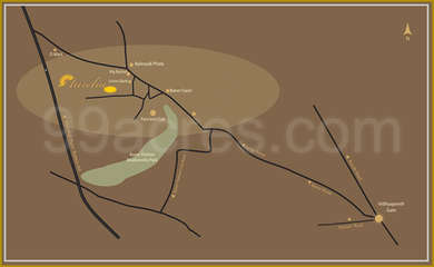 KBD Group KBD Aurelia Map - Baner, Pune Location Map