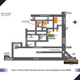 Ken Home Promoters Kens Srinivas Map - Adambakkam, Chennai Location Map
