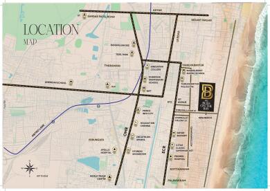 KG Builders and promoters KG Bliss on the Bay Map - Thiruvanmiyur ...