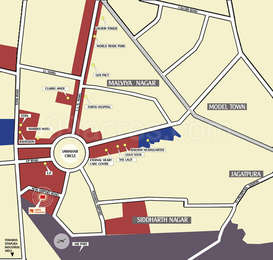 KGK Infrastructure KGK Lehariya Map - Tonk Road, Jaipur Location Map