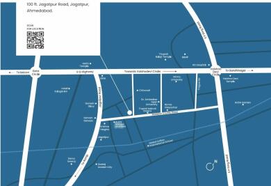 Khwaish Infracon and Shree Rang Infraspace Blue Bell Map - Jagatpur ...